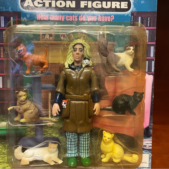 Accoutrements | Toys | Vintage Crazy Cat Lady Action Figure From ...